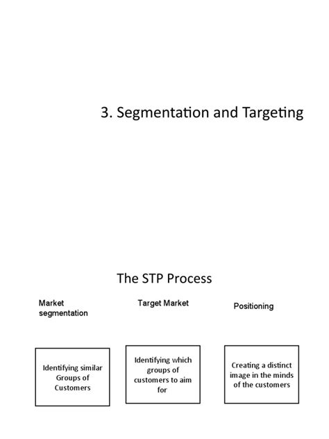 3 Sementation And Targeting Pdf Market Segmentation Business Process