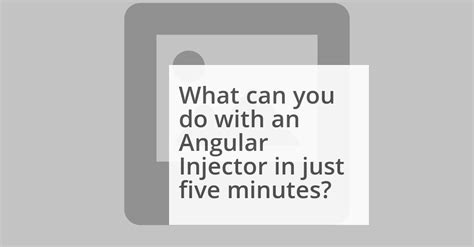 angular jobs on linkedin angular injector in 5 minutes