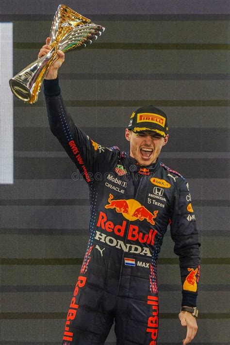 Smiling Max Verstappen After Winning Formula 1 Abu Dhabi Grand Prix