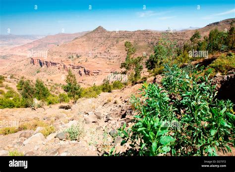 Breathtaking Scenery Near Adigrat On The Eritrean Border In Northern Ethiopia Africa Stock