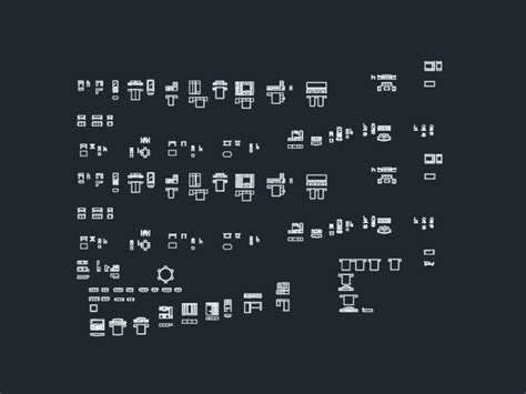 2d модели мебели для Autocad фото