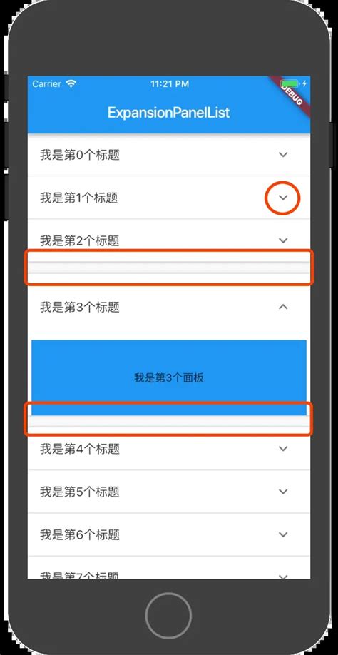 Flutter中自定义expansionpanellist组件 Amazing