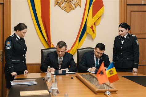 The Republic Of Moldova And Albania Signed An Agreement On Police Cooperation