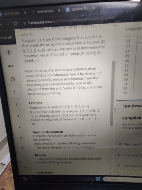 De Shaw Oa Coding Question And Solution Sde1 September 2023