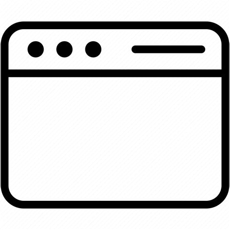 Window App Browser Internet Network Page Web Icon Download On