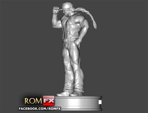 Terry Bogard Figure From Fatal Fury 3d Model By Romfx