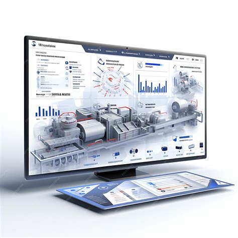 Premium Ai Image Web Dashboard Manufacturing And Production