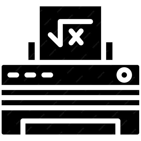 Premium Vector Print Math Sheet Vector Illustration