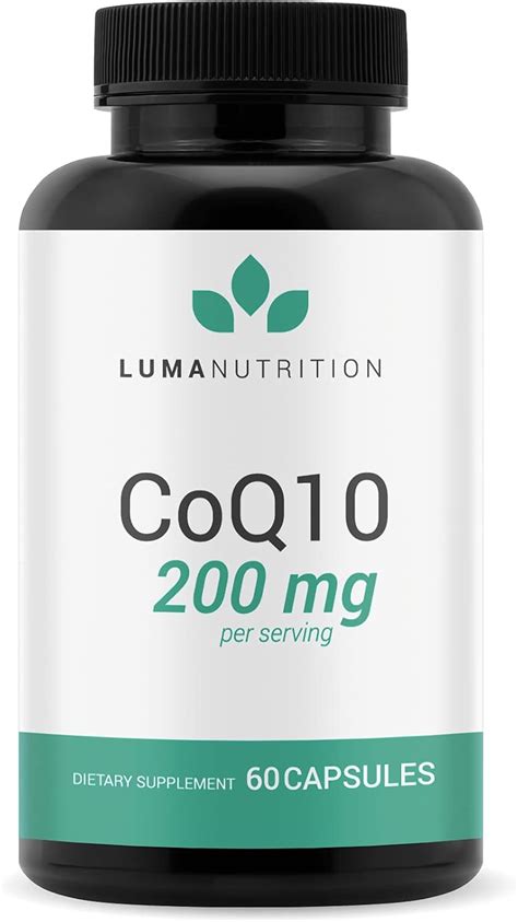 Coq10 200mg Liquid Capsules Coq10 200mg Softgels Premium Coenzyme