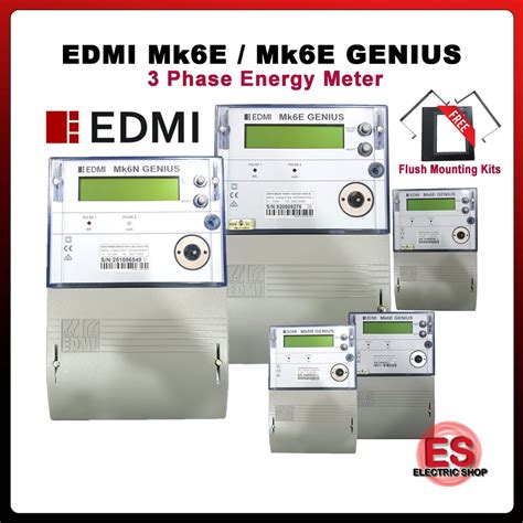 Edmi Energy Power Meter Edmi Mk6ee Mk6n Genuis Meter Tnb Meter