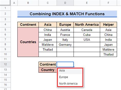 How To Create Dependent Drop Down List In Google Sheets