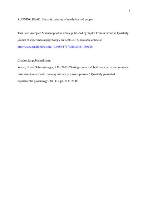 Pdf Getting Connected Both Associative And Semantic Links Structure