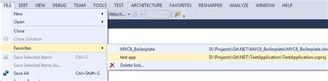 Favorite Projects Visual Studio Marketplace