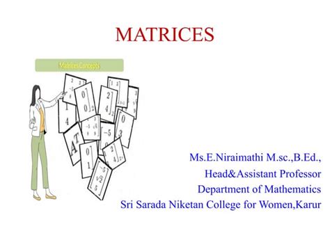 matrices eigen values eigen vector pptx physics science