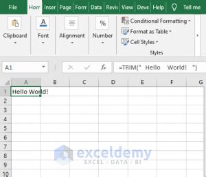 How To Use TRIM Function In Excel Examples ExcelDemy