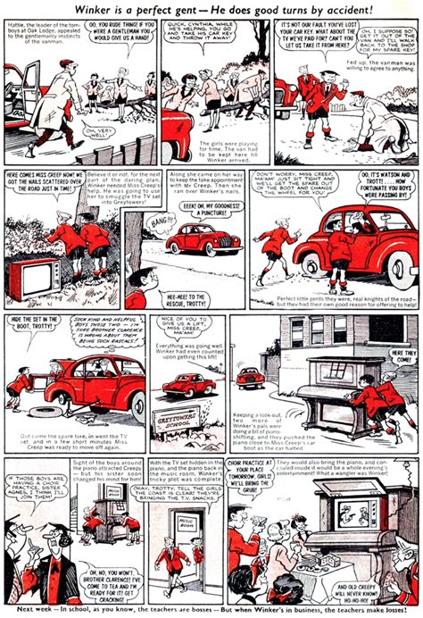 Winker Watson 2 Comic Art Comics Cards