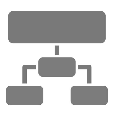 Premium Vector Hierarchical Structure Icon