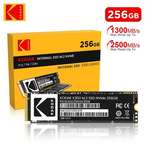 Kodak Unidad De Estado S Lido X350 M 2 PCIE SSD Unidad De Estado S Lido