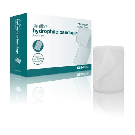 Klinion Klinifix Hydrophilic Non Elastic Fixation Bandage 4 M X 4 Cm