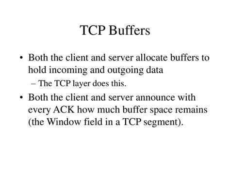 Tcp Details Ppt Download