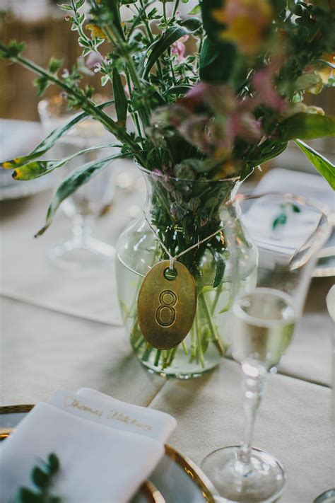 Brass Table Numbers