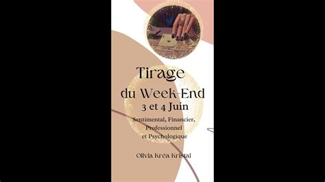 Tirage Du Week End 3 Et 4 Juin YouTube