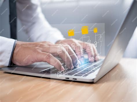 Premium Photo Folder Document Management System Dms Open File Folder With Flying Blank Documents