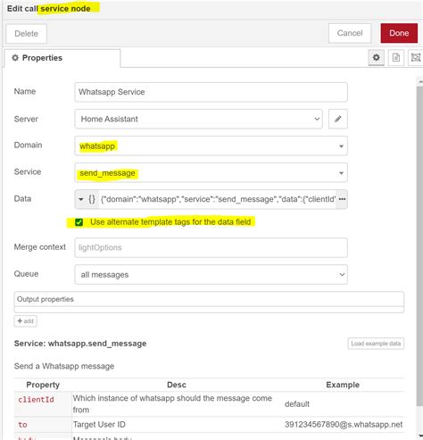 Getting New Lines To Display In Messages From Call Service Node For
