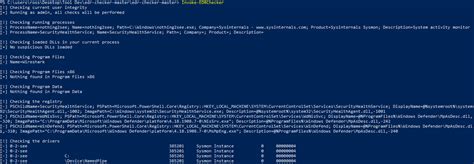 Github Pwndexter Invoke Edrchecker Checks Running Processes Process Metadata Dlls Loaded