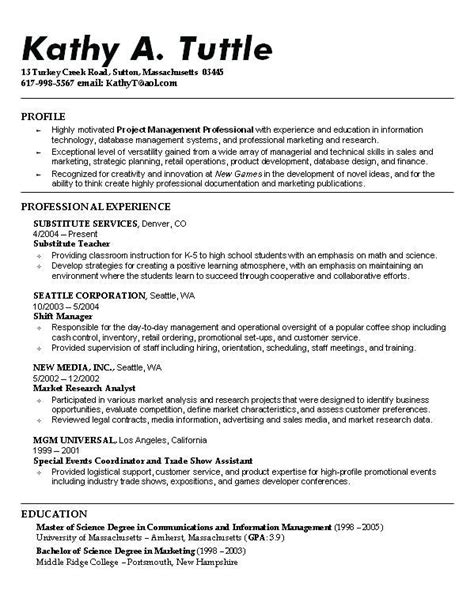 Master S Degree Resume Sample Williamson Ga Us