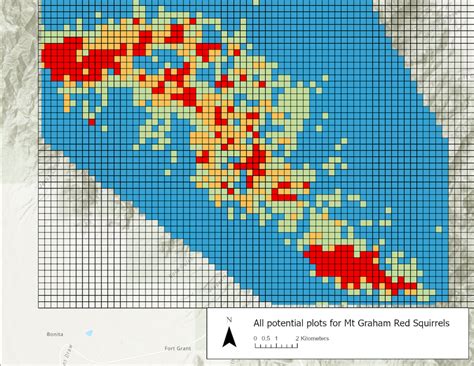 Habitat Quality Model Upscaled To 9 Ha Plots By The Maximum Habitat