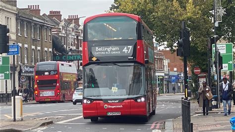 First Time Stagecoach London Route 47 Journey Vision Zero Wright