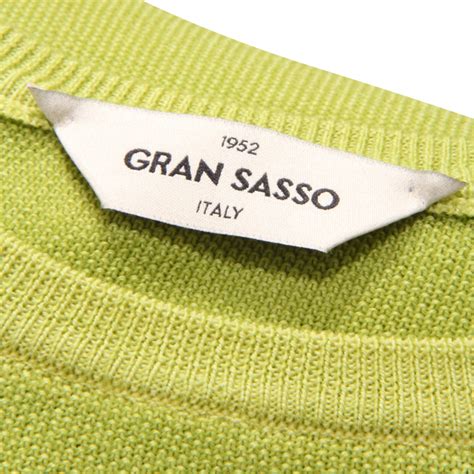 4356as Maglione Uomo Gran Sasso Man Vintage Effect Wool Sweater