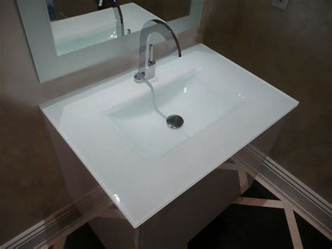 Integrated Glass Sinks Colored Glass Cbd Glass