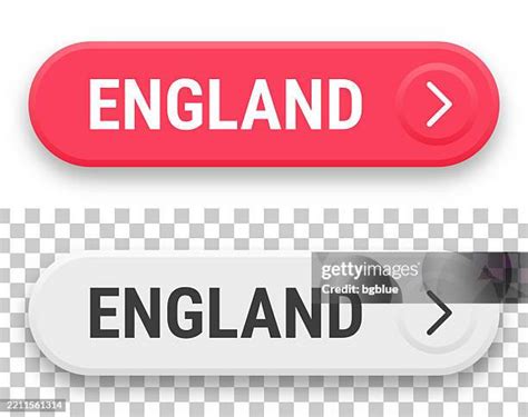 england 3d click web buttons on blank background high res vector