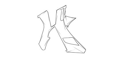 Graffiti Letters H