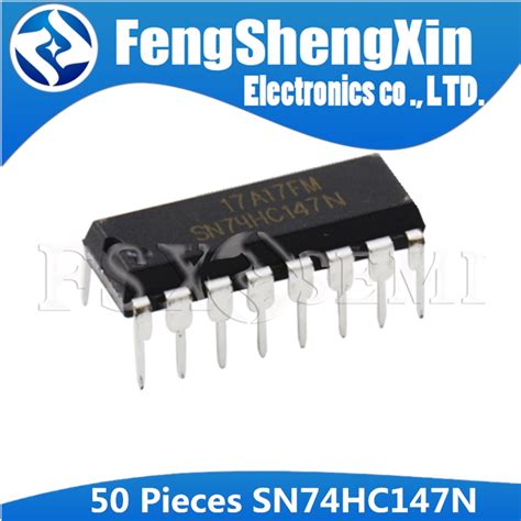 Bộ 50 Sn74hc147n Dip 16 Cd74hc147e Dip Cd74hc147 74hc147e 74hc147 Dip16