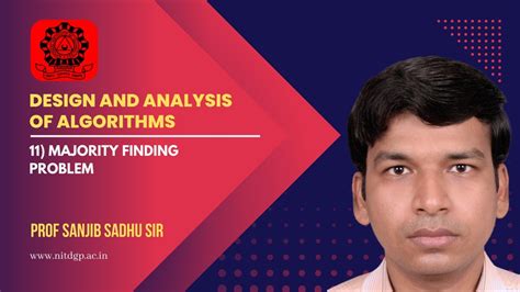 11 Majority Finding Problem Design And Analysis Of Algorithms CSC