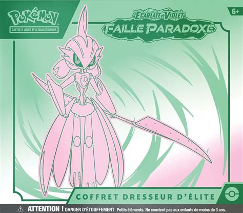 Carte à collectionner Pokémon EV04 Faille Paradoxe Coffret Dresseur d