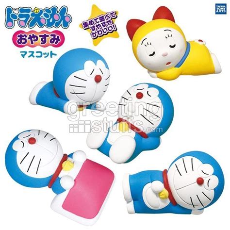 Doraemon Good Night Mascot Collection Holiday Greeting Stuffs Free Shipping Anime Figure