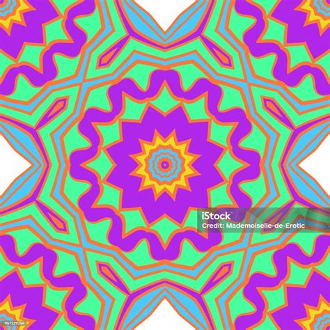 色の背景上のシームレス花柄テクスチャですデザインの要素です幾何学的なパターンベクトルの図 イラストレーションのベクターアート素材や画像を