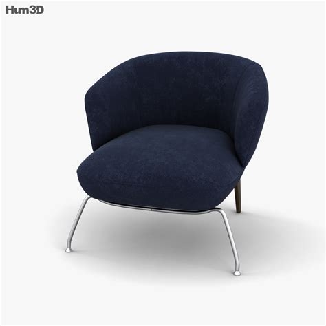 Natuzzi Penelope Armchair 3d Model Download In Max Obj Fbx C4d