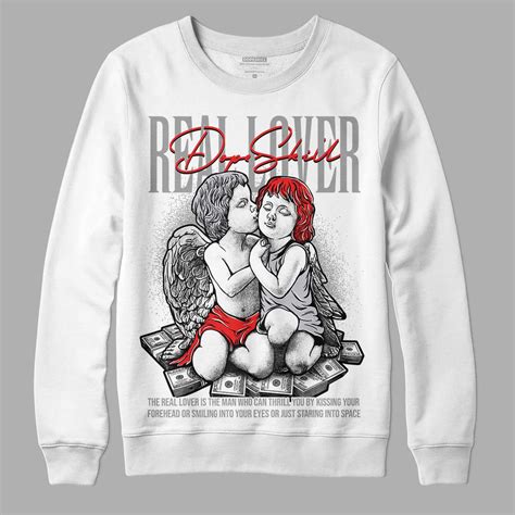 Grey Collection Dopeskill Sweatshirt Real Lover Graphic Dopeskill