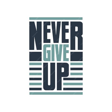 Premium Vector Motivational Quote Typography Design If You Never Try