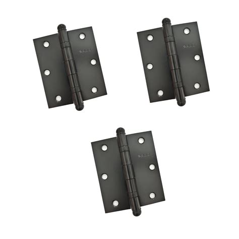 Dobradiça Porta De Madeira Com Rolamento Pado Cor Pretapado