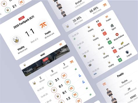Statistics Widget Csgo By Bogdan Pavlik On Dribbble
