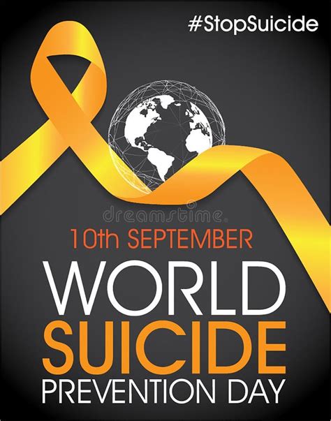 Giorno Di Prevenzione Di Suicidio Del Mondo Illustrazione Vettoriale