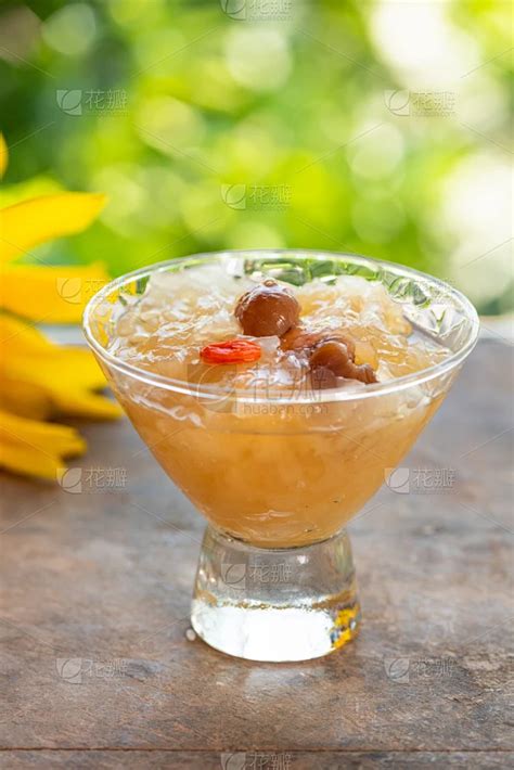 银耳羹 饮料 传统 蔬菜 健康保健 清新 汤碗 食品 东方食品素材 花瓣网