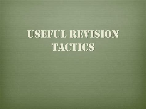 Ppt Revision Powerpoint Presentation Free Download Id 1883596