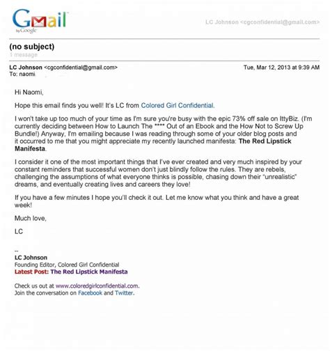 Modelo De Email Formal